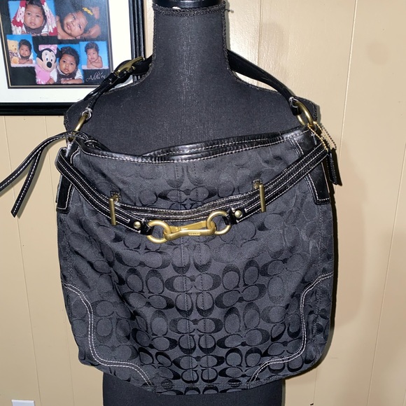 Coach | Bags | Signature Coach Hoboshoulder Style Bag | Poshmark